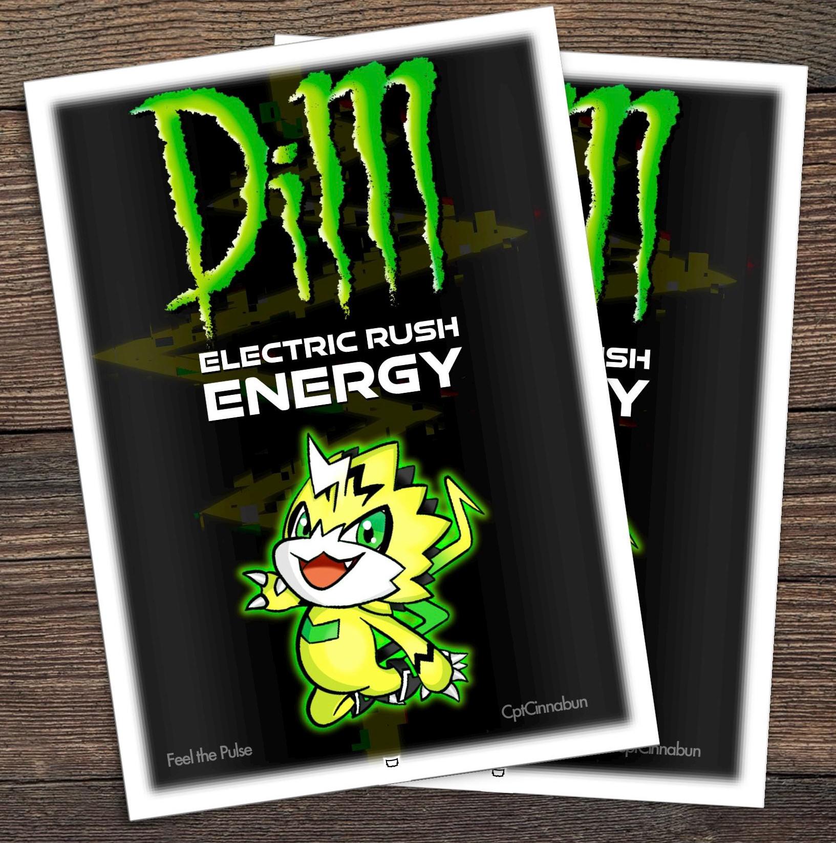 Pulsemon DiM Energy Digimon TCG Sleeves – CptCinnabun
